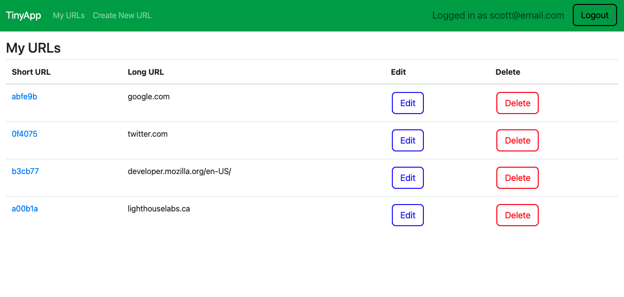 GitHub - Scott-Hillier/tinyapp