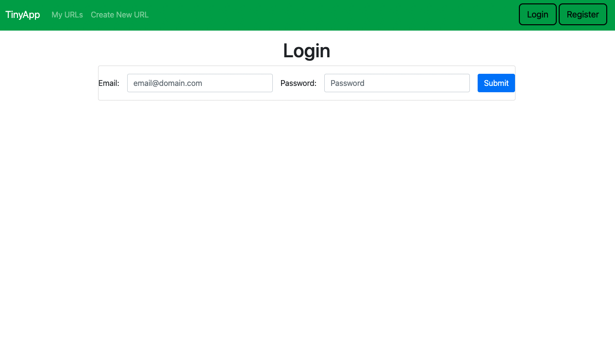 GitHub - Scott-Hillier/tinyapp