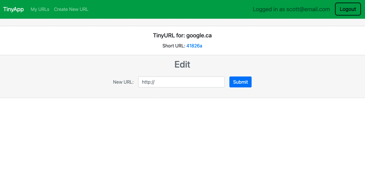 GitHub - Scott-Hillier/tinyapp