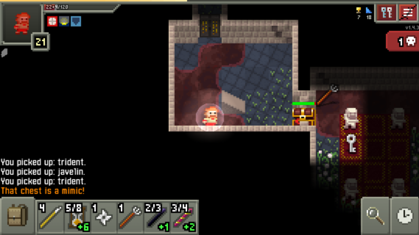 Mimics can dodge unseen attacks · Issue #1188 · 00-Evan/shattered-pixel-dungeon · GitHub