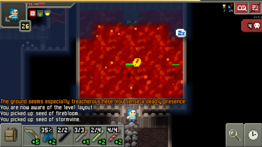 Uncanny Dodge, Pt. 2 · Issue #1192 · 00-Evan/shattered-pixel-dungeon · GitHub