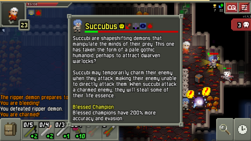 Attacking succubus from out of FOV does not surprise it · Issue #1197 · 00-Evan/shattered-pixel ...