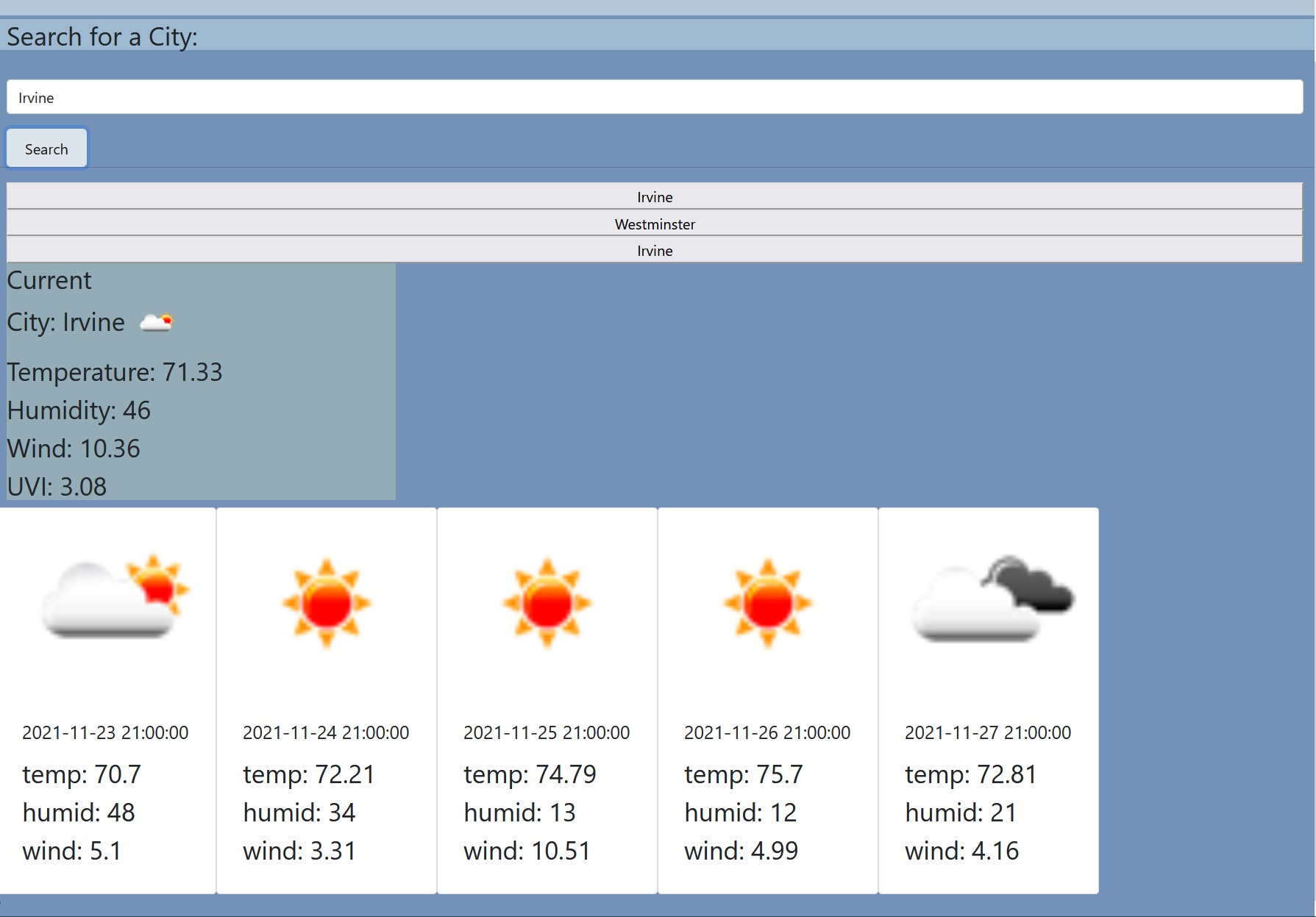 GitHub - LohasOT/WeatherDashboard