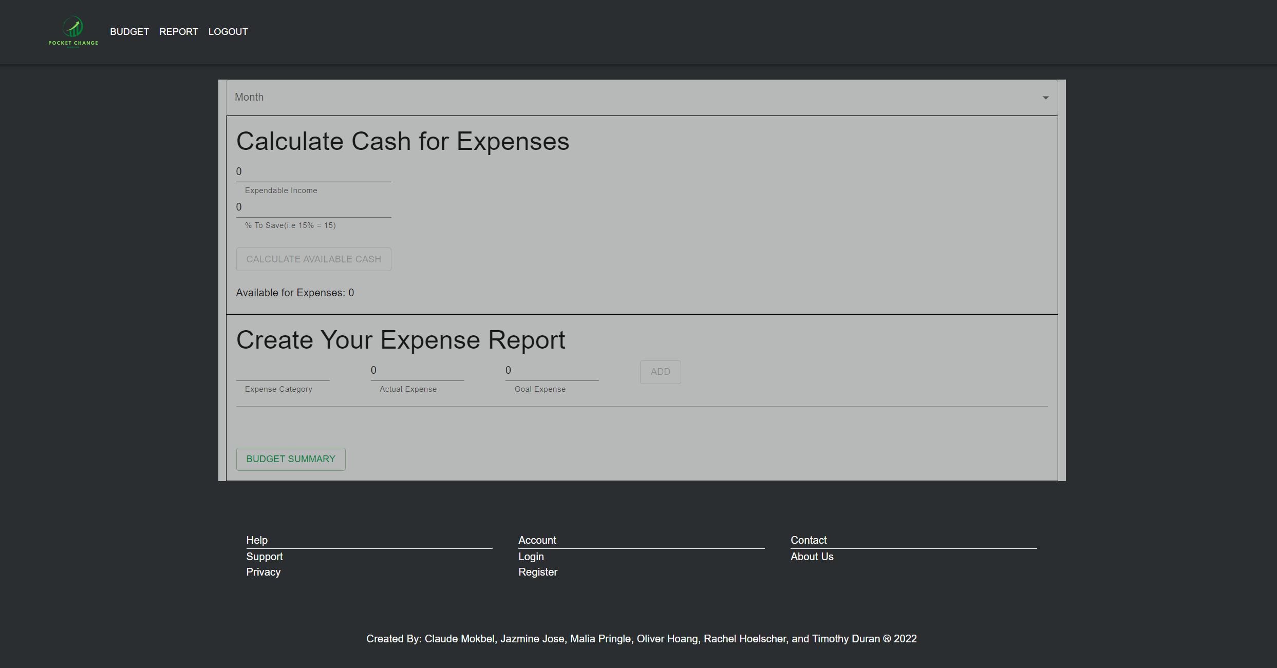 GitHub - pringle97/pocket-change: Budgeting application built with React, Node.js, and MongoDB ...