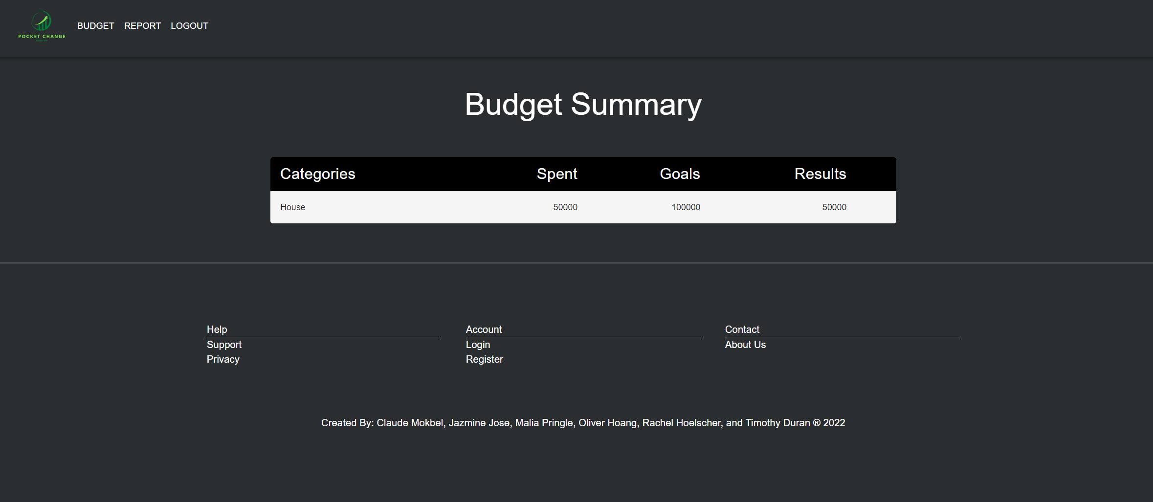 GitHub - pringle97/pocket-change: Budgeting application built with ...