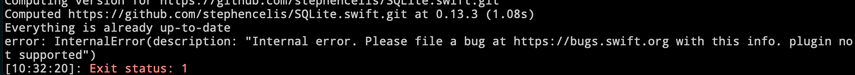 The Swift Package Generate Xcodeproj Command Throws An Error On Packages That Use Plugins