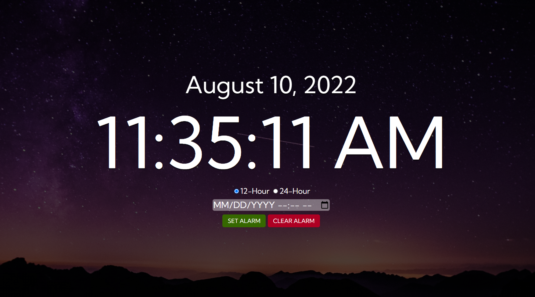 GitHub - nmcmillen/alarm-clock: An alarm clock that displays a 12-hour ...