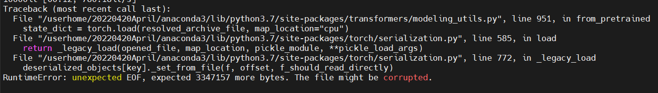 您好，想请教一下预训练模型无法从checkpoint加载权重的问题 · Issue #10 · Jacen789/relation-extraction · GitHub