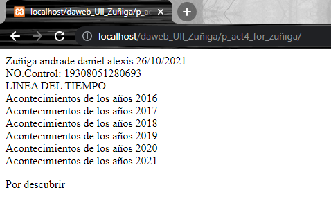 DAWeb UII Act4 for · GitHub