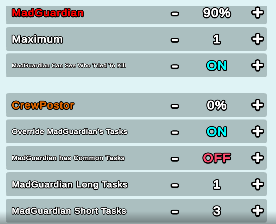 CP And Mad Guardian settings mixed · Issue #36 · discus-sions ...