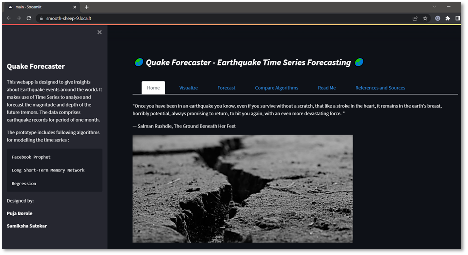 Github Pujaborole Earthquake Time Series Forcasting Earthquake Time
