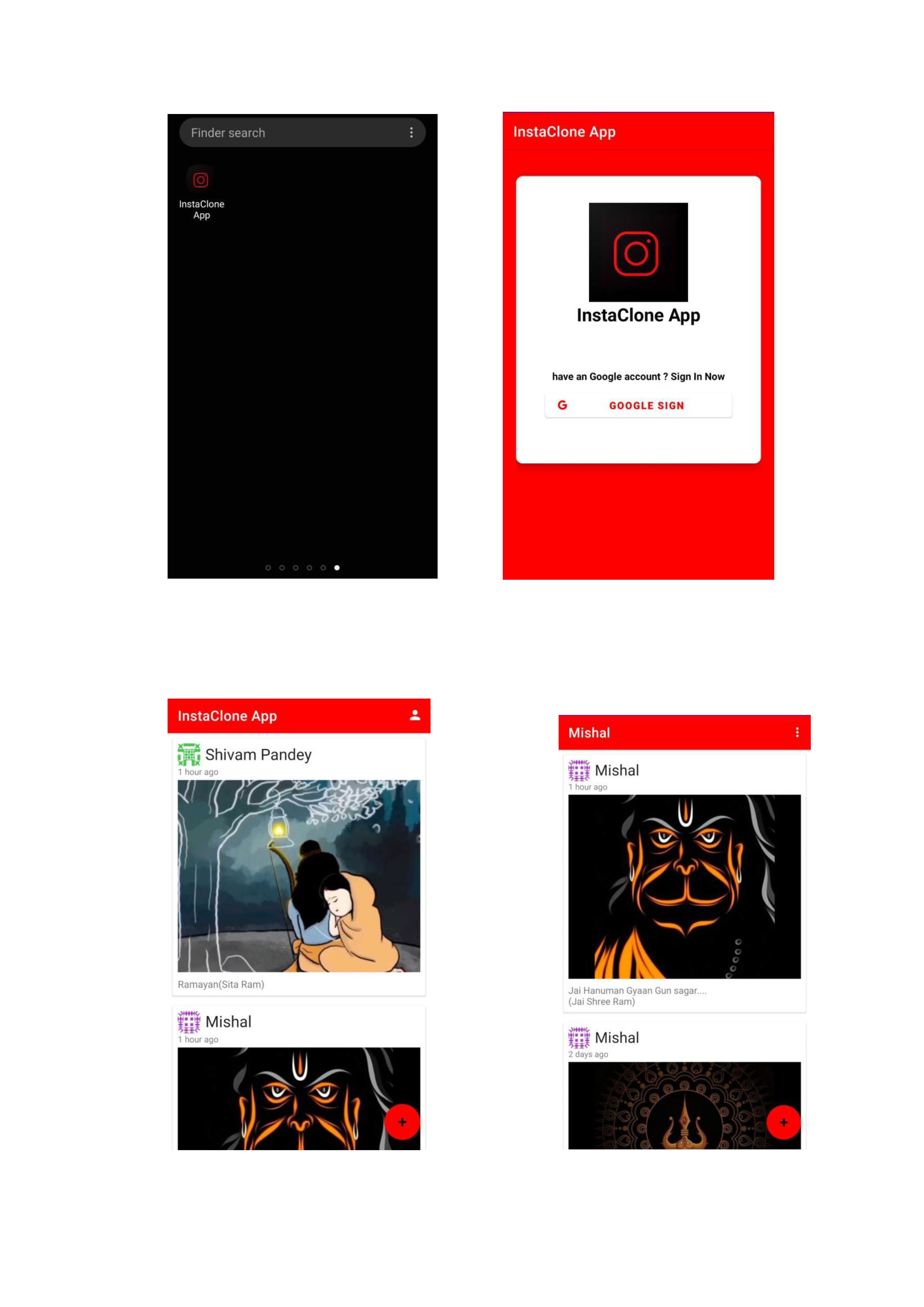 GitHub - MishalPandey/InstaClone-App: Instagram Clone App