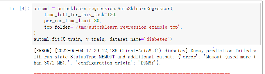 the code of example_extending_regression can not run successfully · Issue #1453 · automl/auto ...