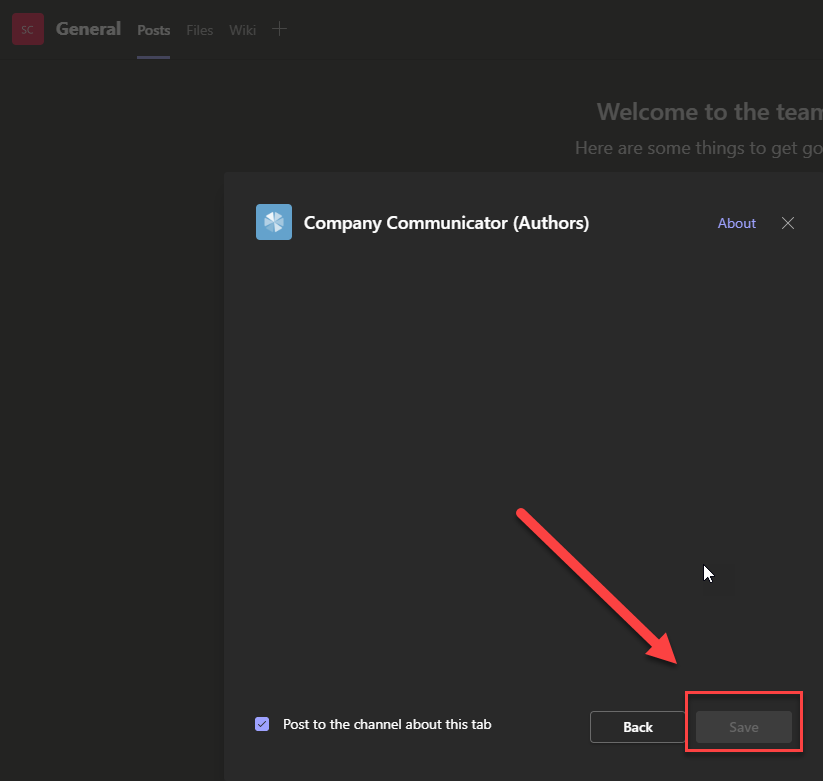 Adding Company Communicator to Teams Channel doesn't Work · Issue #537 · OfficeDev/microsoft ...