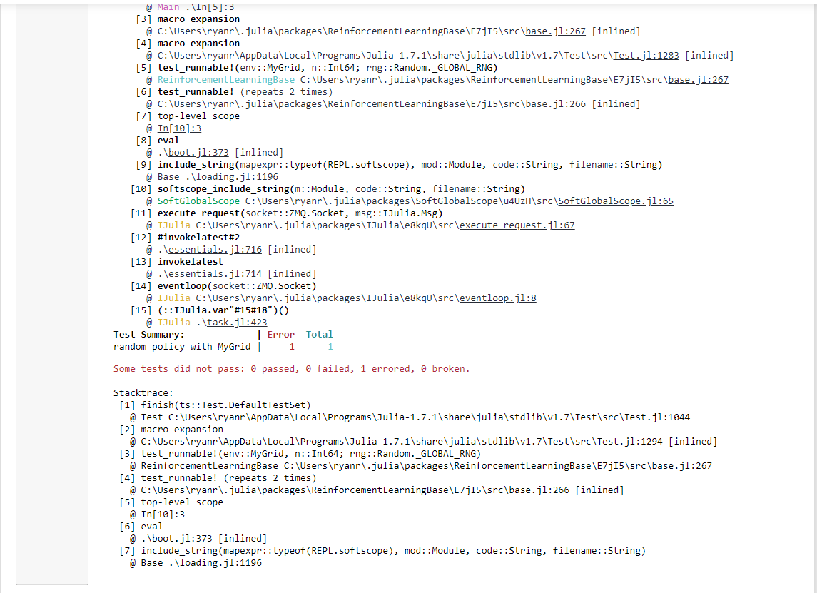 Difficulty Creating a Custom Environment · Issue #581 · JuliaReinforcementLearning ...
