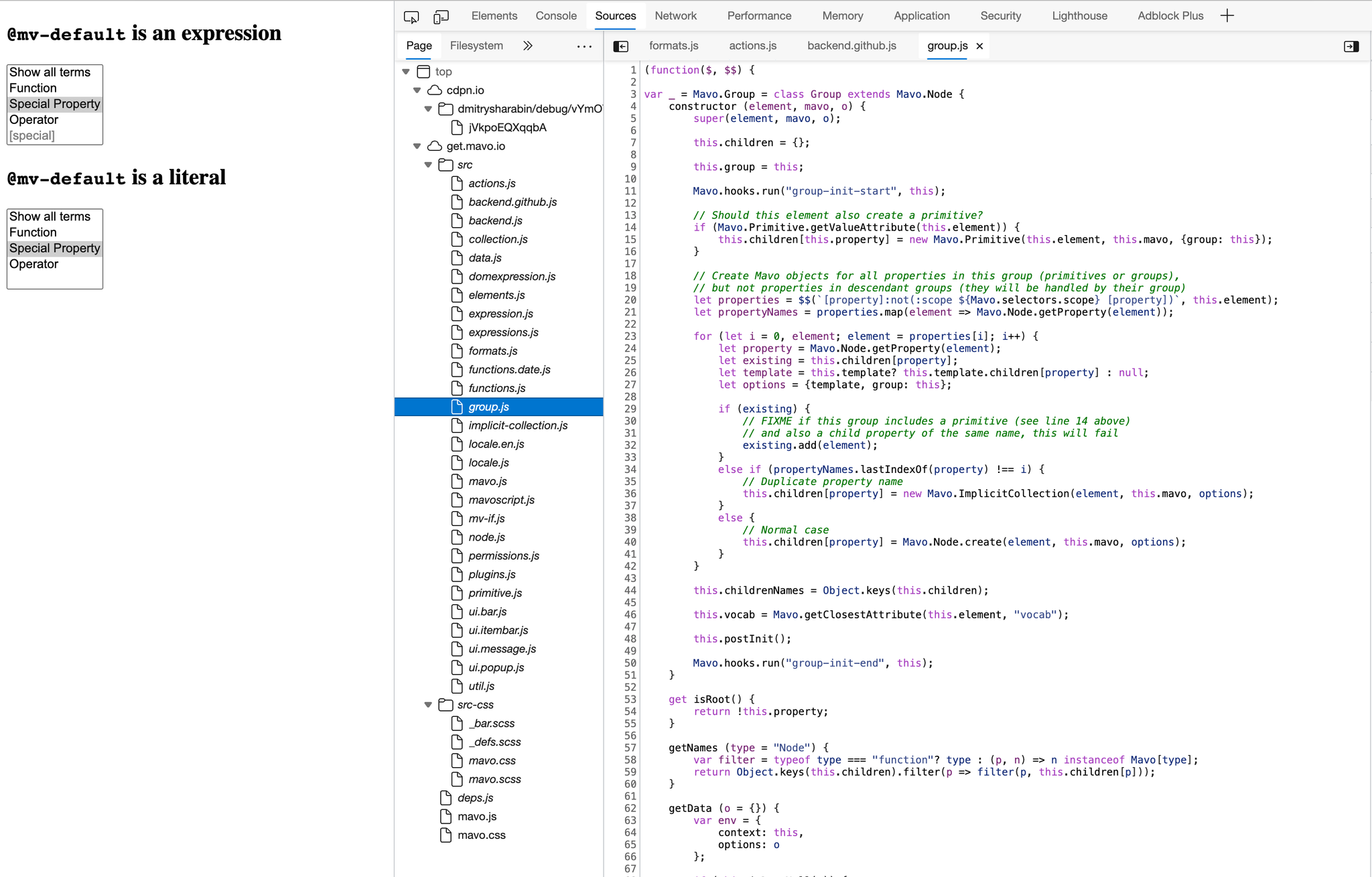 [build] Sourcemaps are wrong · Issue #734 · mavoweb/mavo · GitHub