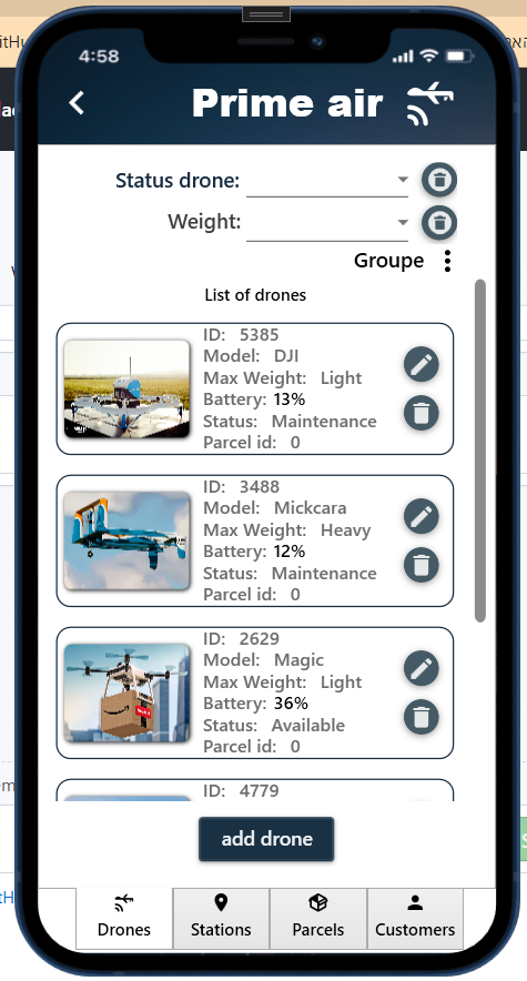 GitHub - ycohensalmon/Project-Drone-Delivery: A DotNet project based on ...