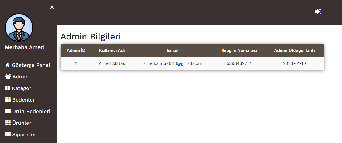 GitHub - amedalatas/AdminPanel: PHP İle Kadın Ürünleri Satış Mağazası