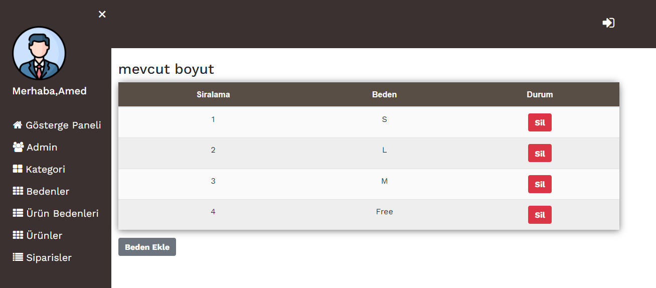 GitHub - amedalatas/AdminPanel: PHP İle Kadın Ürünleri Satış Mağazası