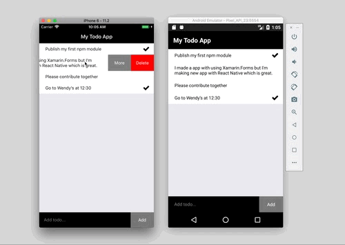 Announce That I Published Extension Of Swipeout For Android Native Behavior · Issue 243