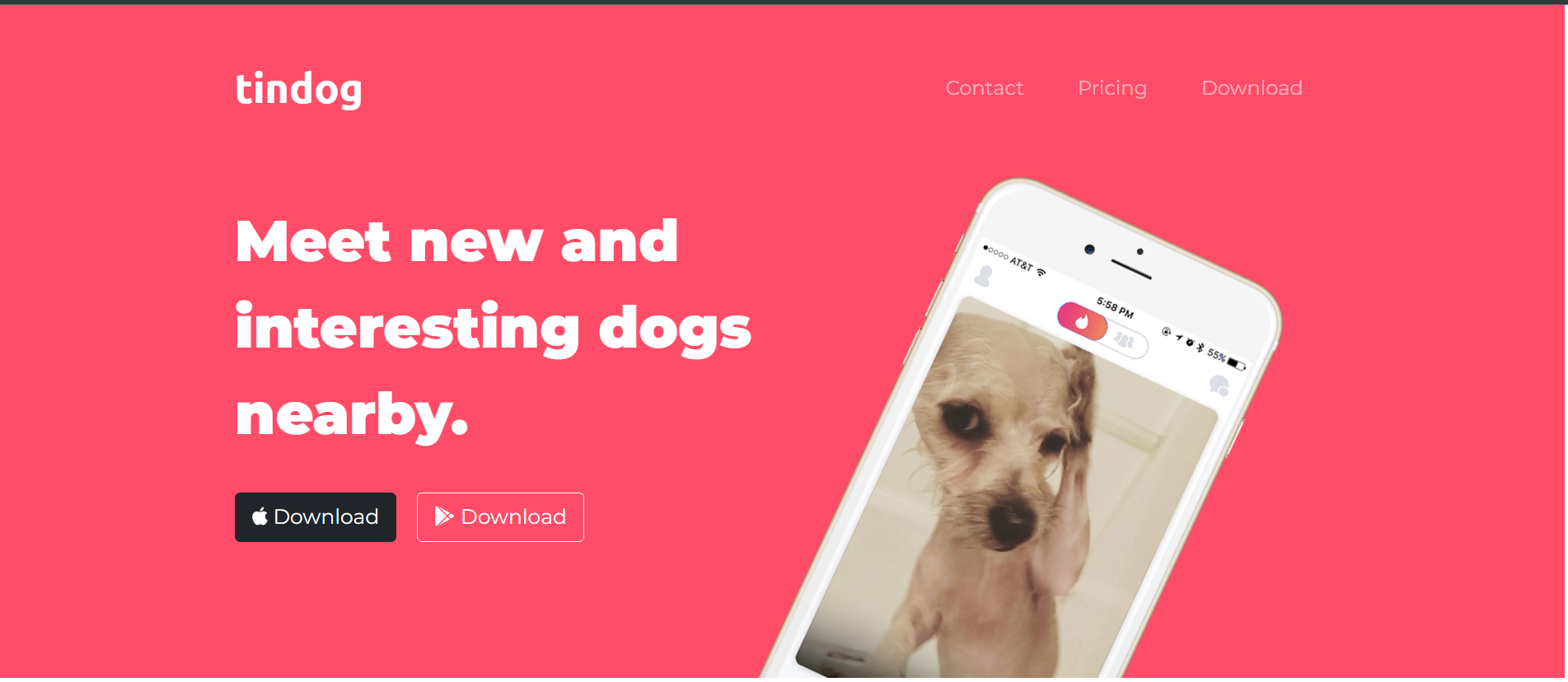 GitHub - NoahCrown/Tindog: Tindog is tinder for dogs!
