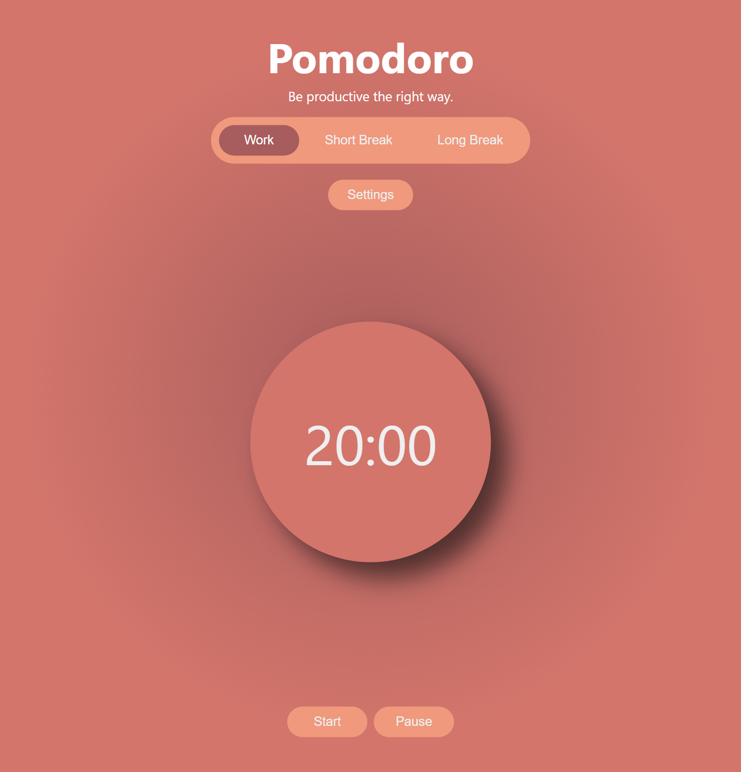 Github Noahcrown Pomodoro Timer Final A Straightforward Pomodoro Timer Application For