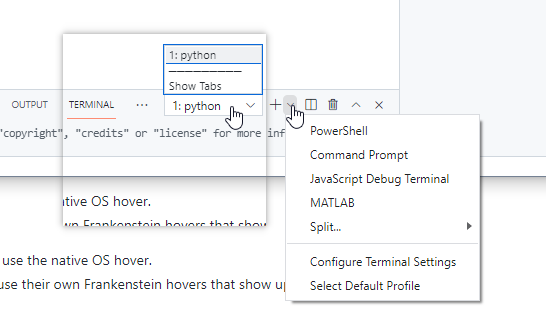 inconsistent hacky and buggy placement of fake UI menus · Issue #134206 · microsoft/vscode · GitHub