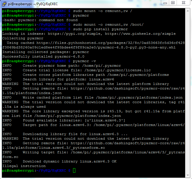 Distributing Obfuscated Scripts To Other Platform · Issue #586 · dashingsoft/pyarmor · GitHub