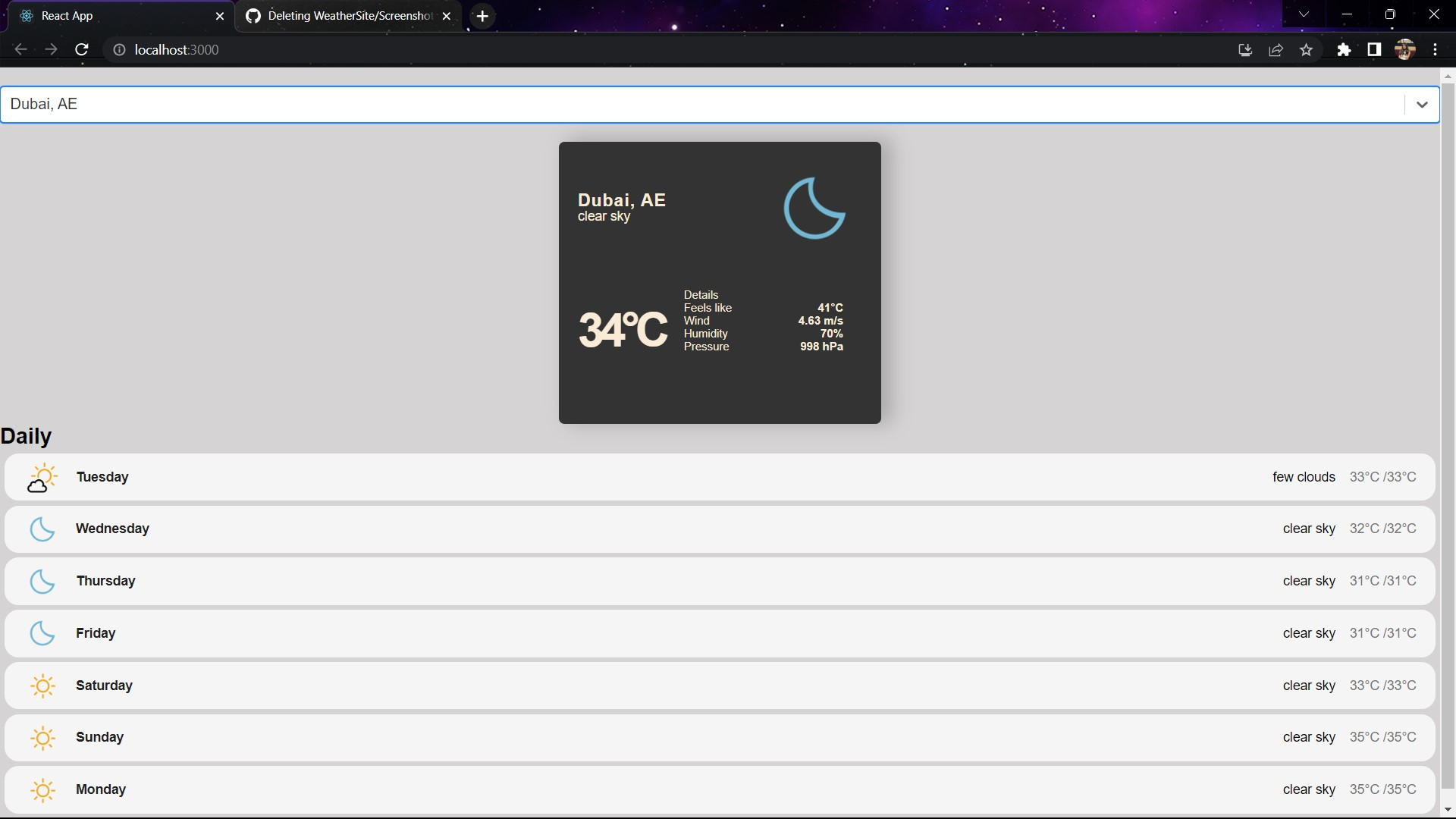 GitHub - justhappyuknow/WeatherSite