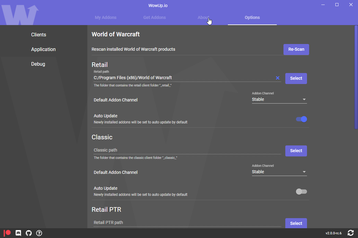 Buttons tabs are disabled · Issue #510 · WowUp/WowUp · GitHub