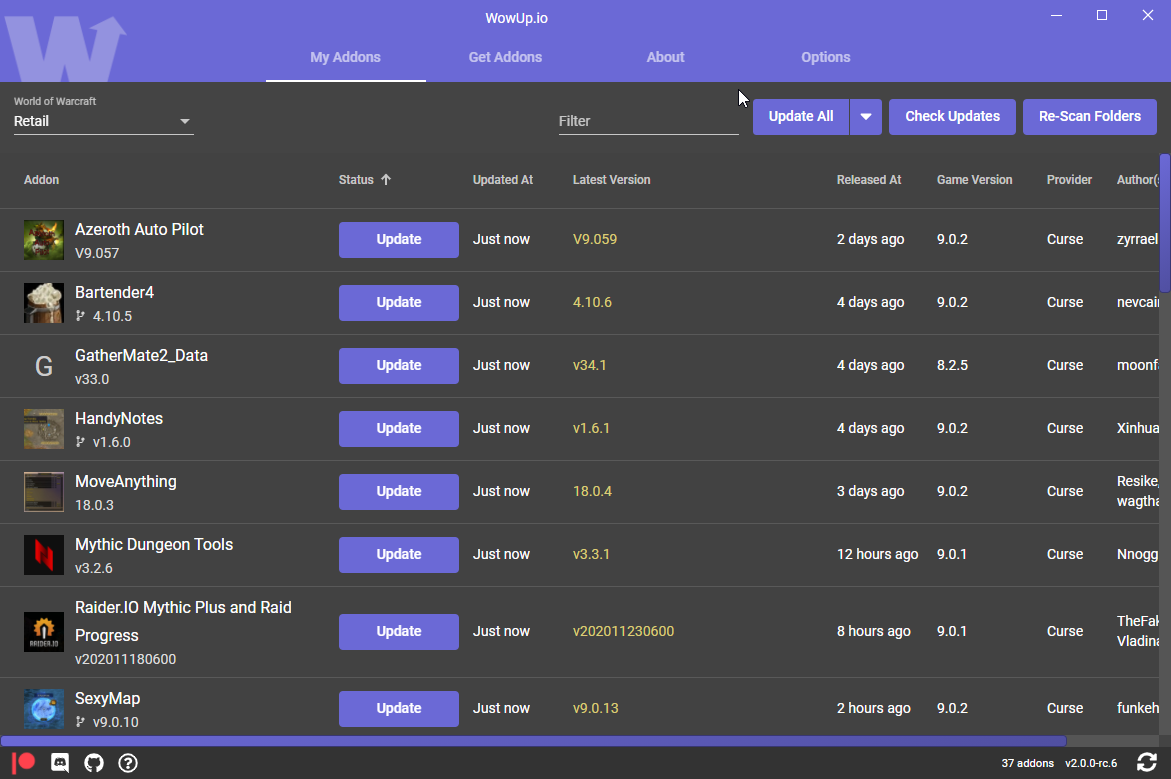 Buttons tabs are disabled · Issue #510 · WowUp/WowUp · GitHub