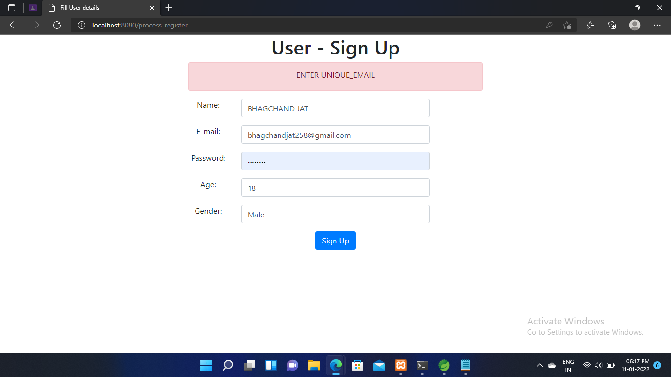 GitHub - BhagchandJat9928/CapStone-Project-LoginSystem