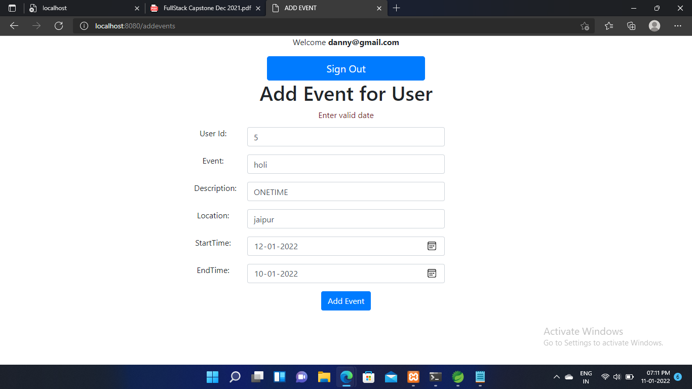 GitHub - BhagchandJat9928/CapStone-Project-LoginSystem
