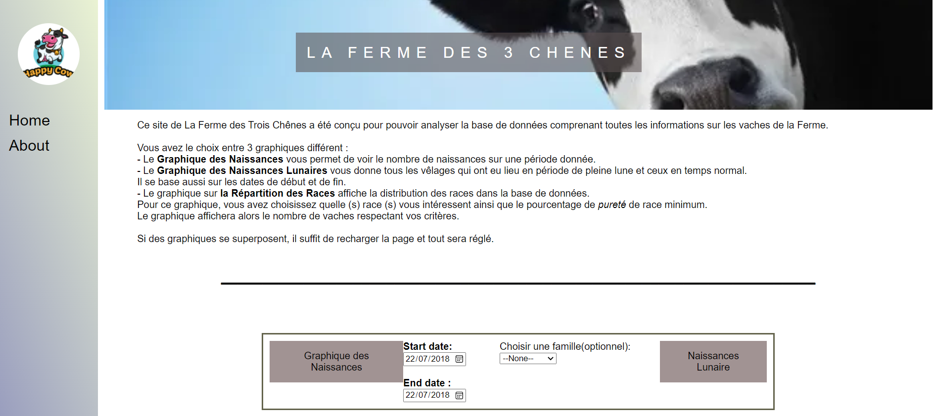 GitHub - thomasdevl/LINFO1002: Site web interactif qui affiche des statistiques sur les vaches ...
