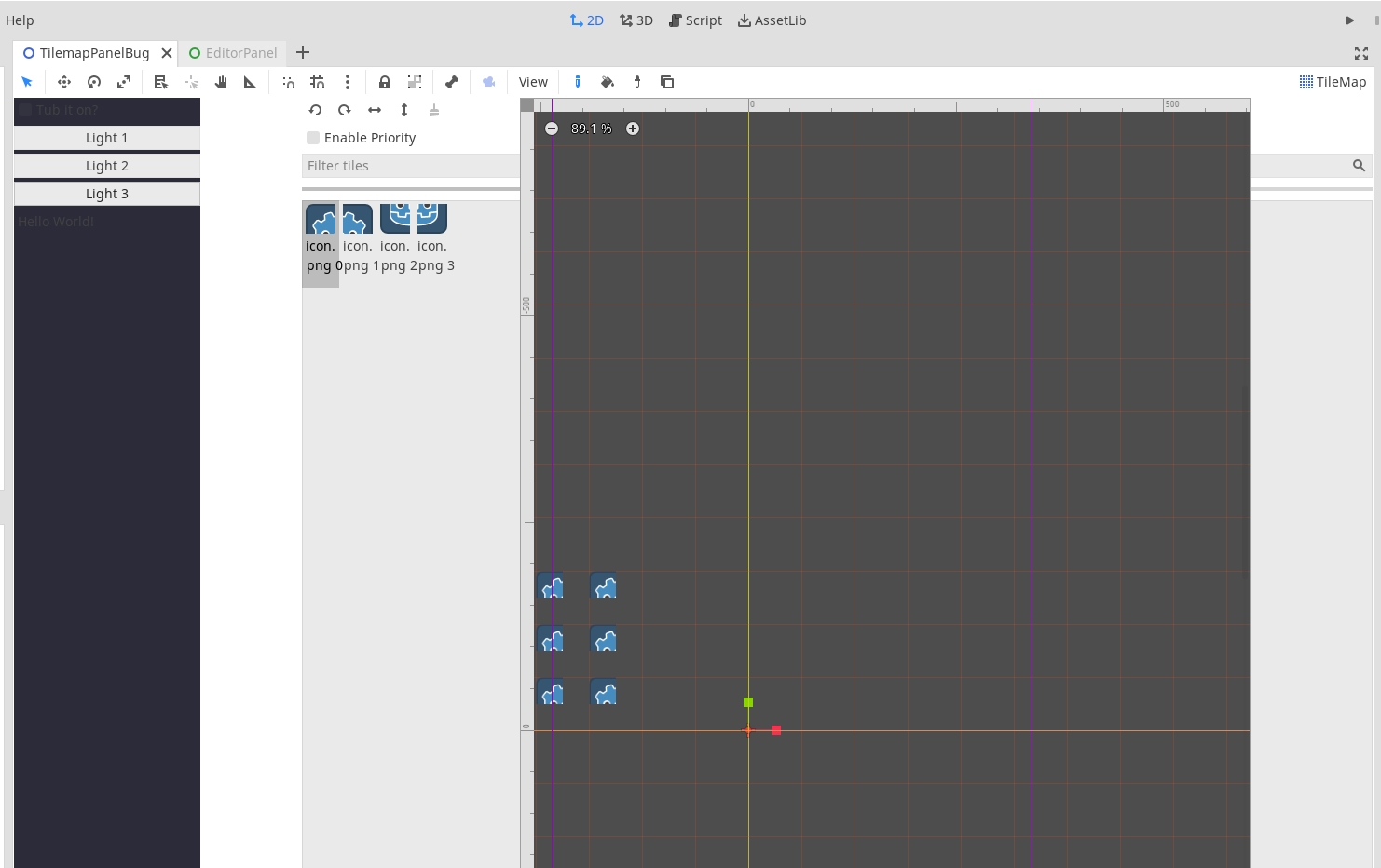EditorPlugin panel not compatible with tilemap editor panel · Issue #52514 · godotengine/godot ...