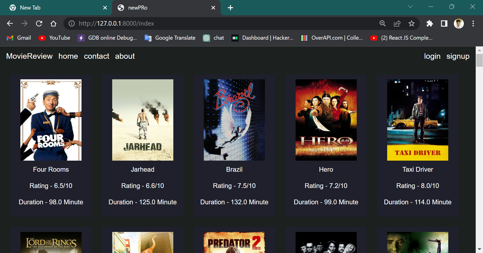 GitHub - amansatote/Movie-Review-Website: It is a movie review system.