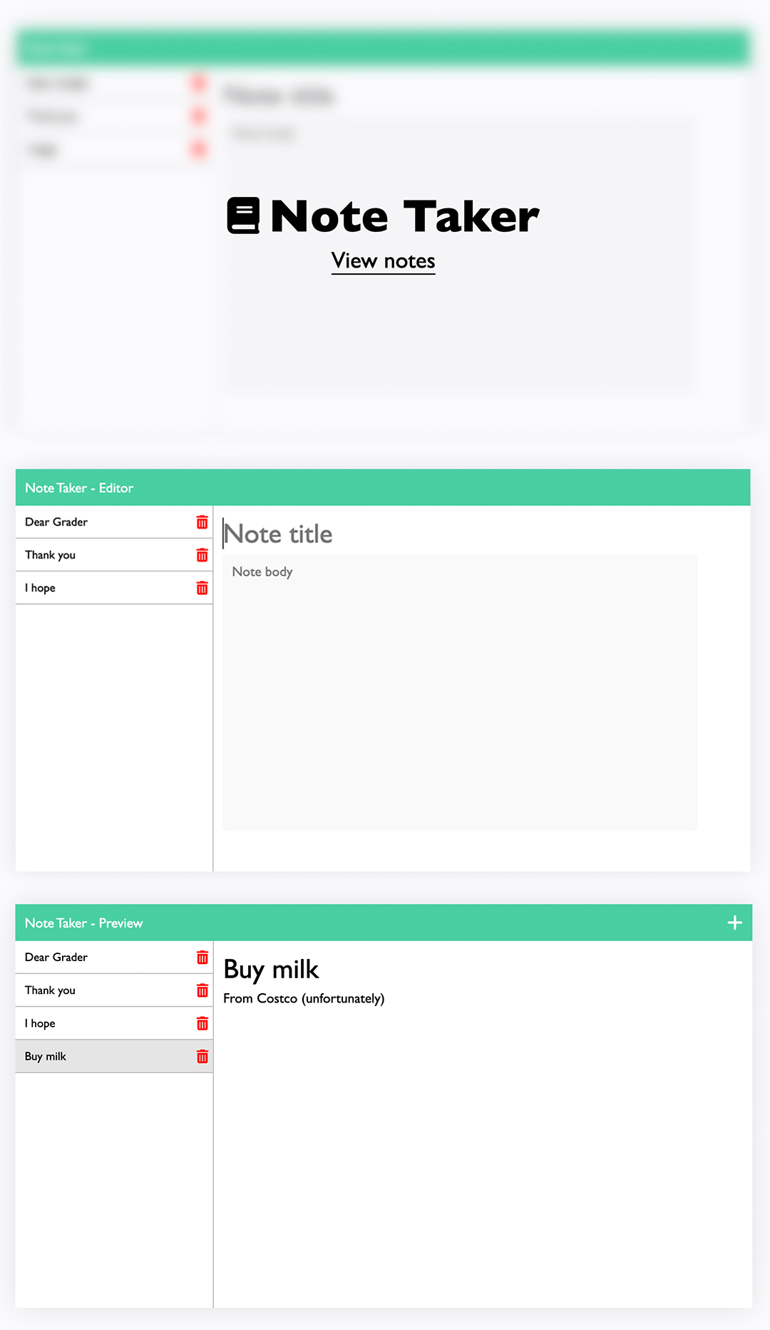 GitHub - FalconView/Note-Taker