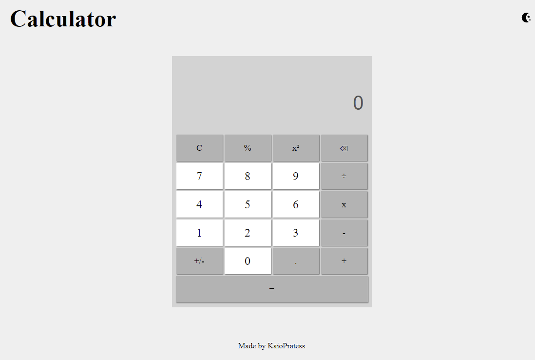 GitHub - KaioPratess/calculator