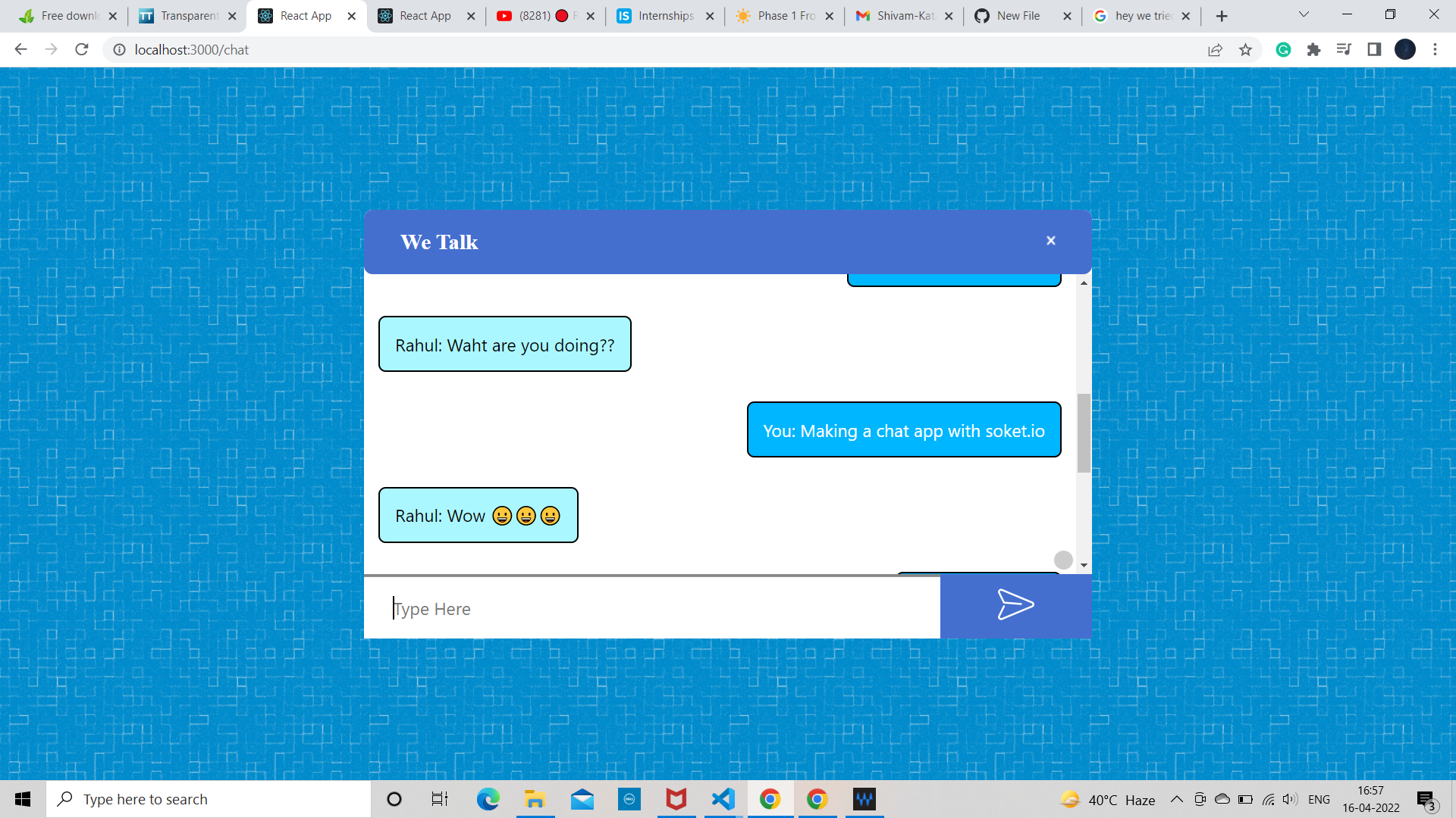 GitHub - Shivam-Katare/React-ChatApp GitHub - Shivam-Katare/React-ChatApp