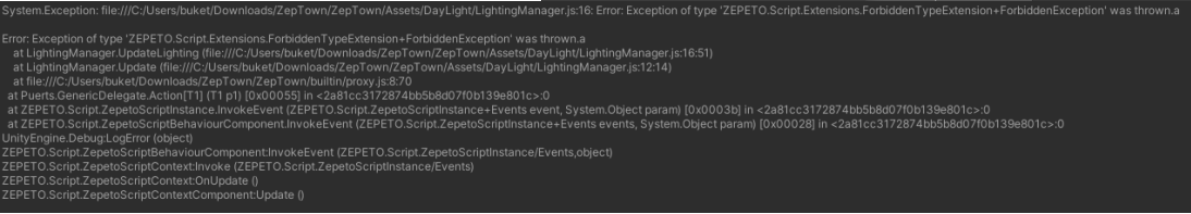 [BUG] : Light >>FogLight>> RenderSettings error · Issue #766 · naverz/zepeto-studio-kor · GitHub