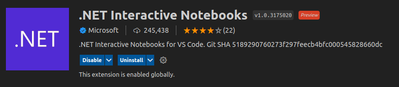 Can't run from vscode extension install. · Issue #1999 · dotnet/interactive · GitHub