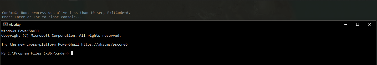 Running alacritty within conemu on Windows · Issue #3173 · alacritty ...