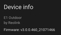 Reolink e1 outdoor camera working? Or not? · Issue #320 · fwestenberg/reolink_dev · GitHub