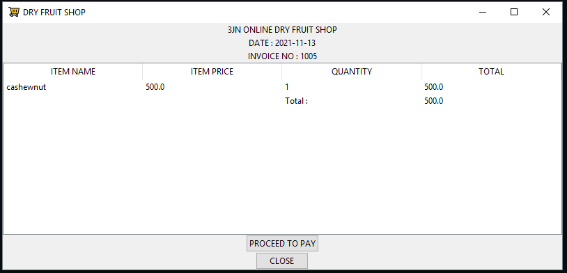 GitHub - ThePyWizard/Dry-Fruit-Offline-Billing-System: This is just a offline billing system ...