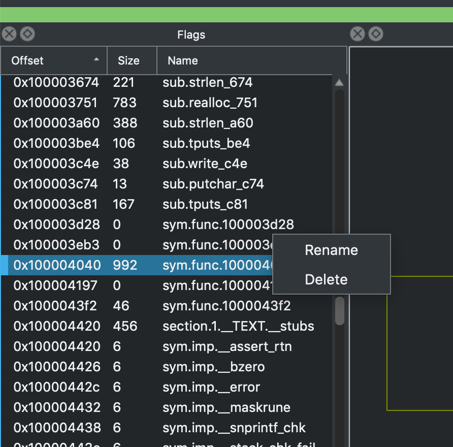 Add 'show xrefs' in flags context panel · Issue #922 · rizinorg/cutter · GitHub