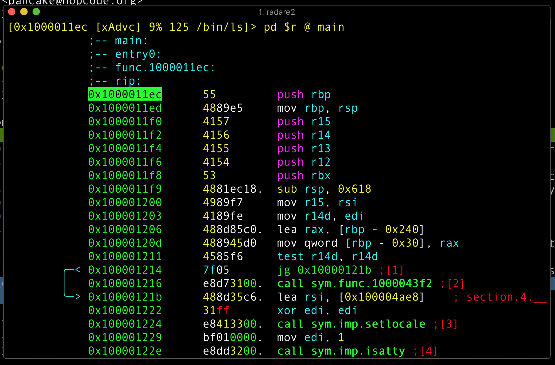Improve default theme colors · Issue #12873 · radareorg/radare2 · GitHub