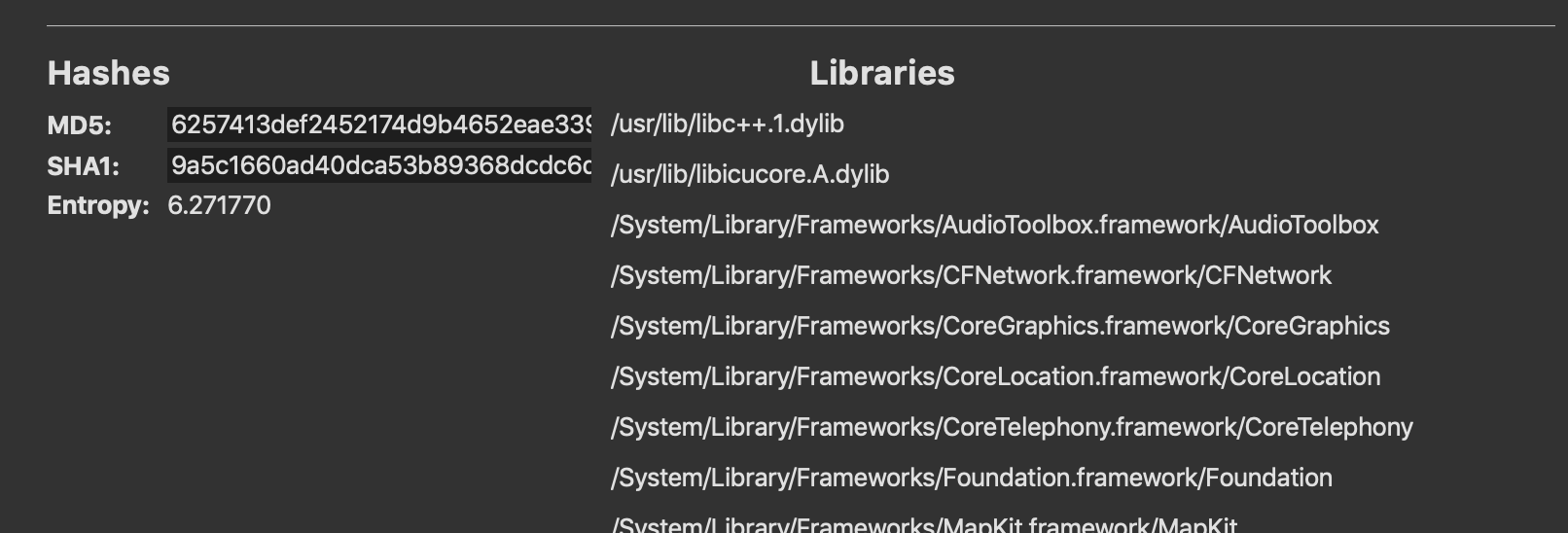 Show aai output in Dashboard · Issue #1571 · rizinorg/cutter · GitHub