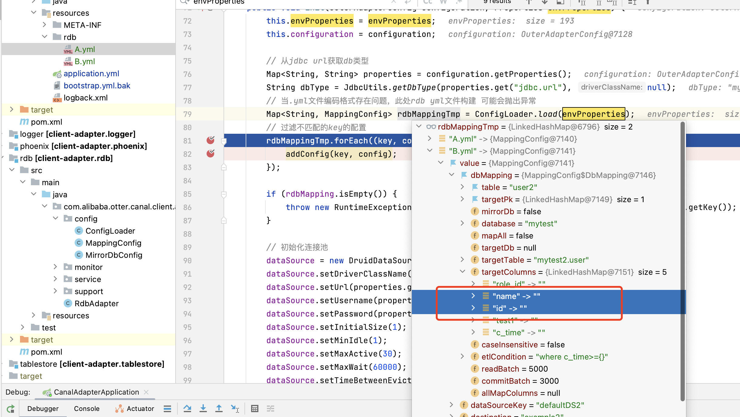 Multiple yml file in rdb,the dbMapping Field overlay？ · Issue #4863 ...