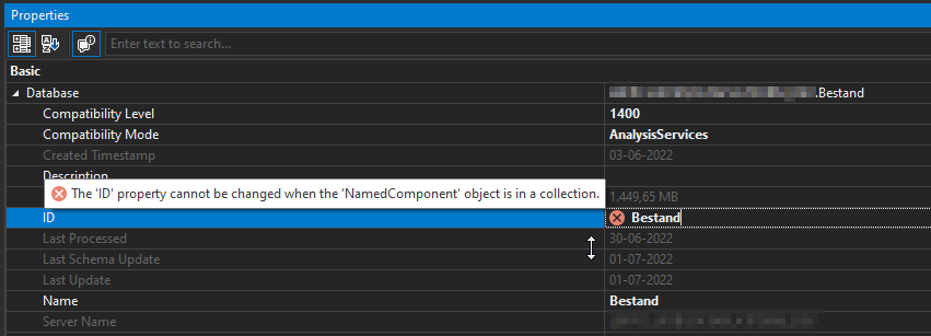 Changing Database in Model.bim · Issue #591 · TabularEditor/TabularEditor3 · GitHub