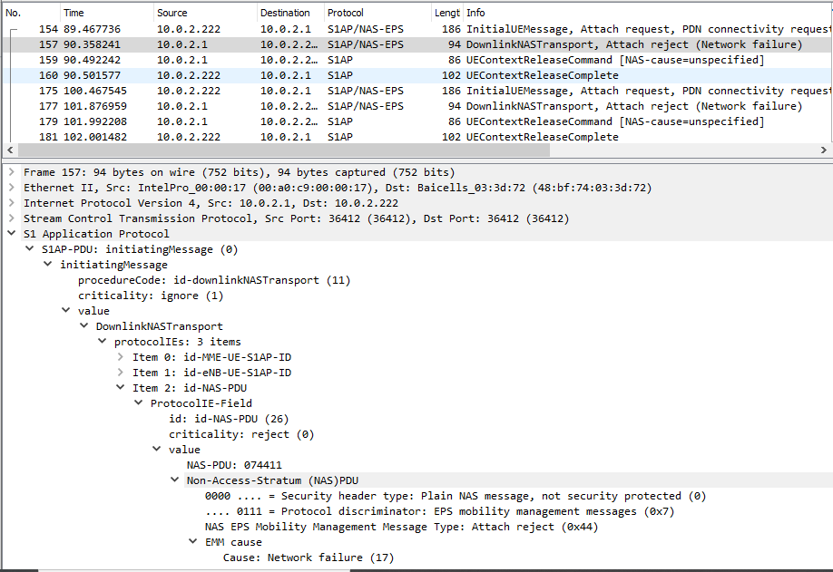 [4G Regression | Teravm] Attach Reject due to Network Failure · Issue #9674 · magma/magma · GitHub